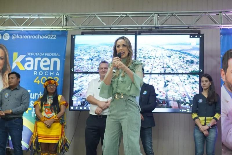 Karen Rocha lança campanha à Deputada Federal e defende Desenvolvimento ...